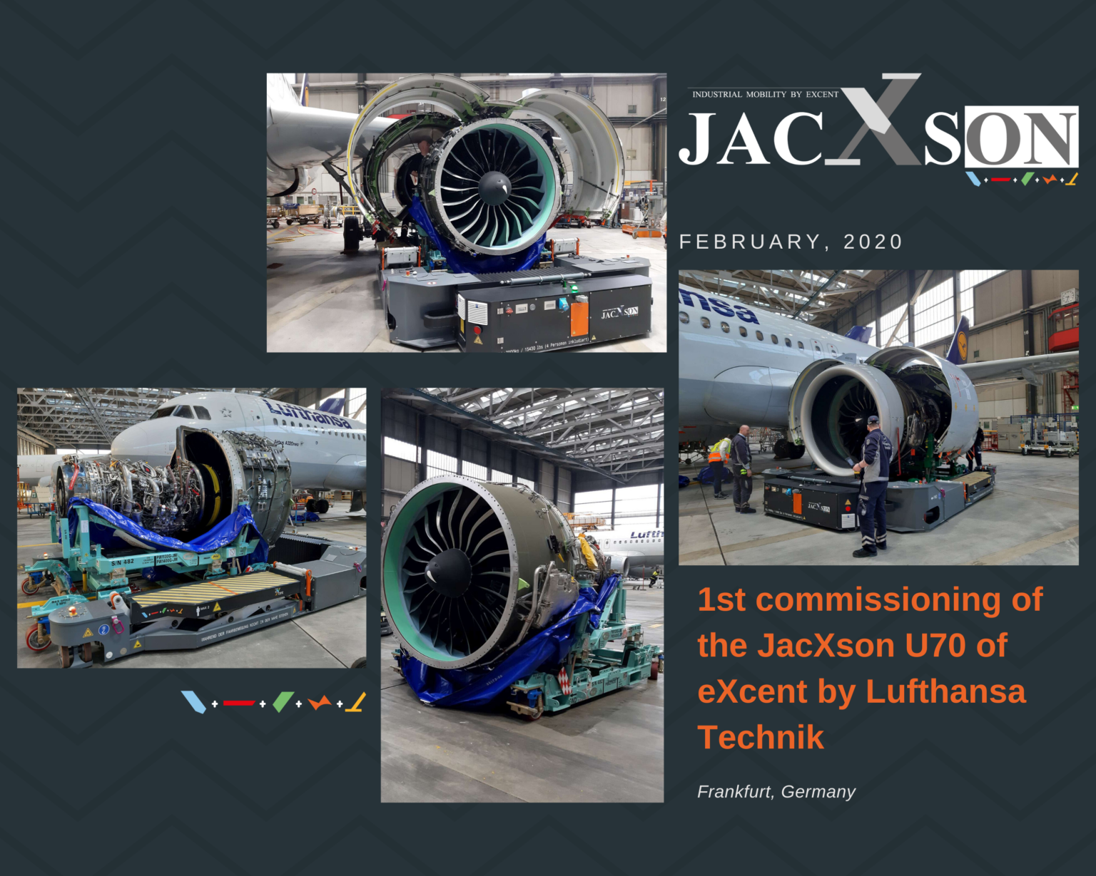 1st commissioning of the JacXson U70 of eXcent by Lufthansa Technik ...