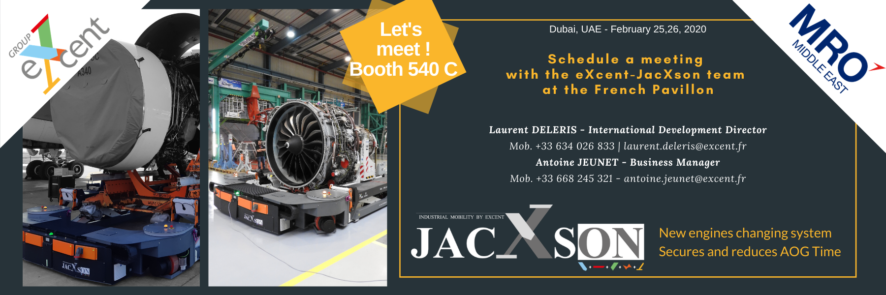 1st commissioning of the JacXson U70 of eXcent by Lufthansa Technik ...